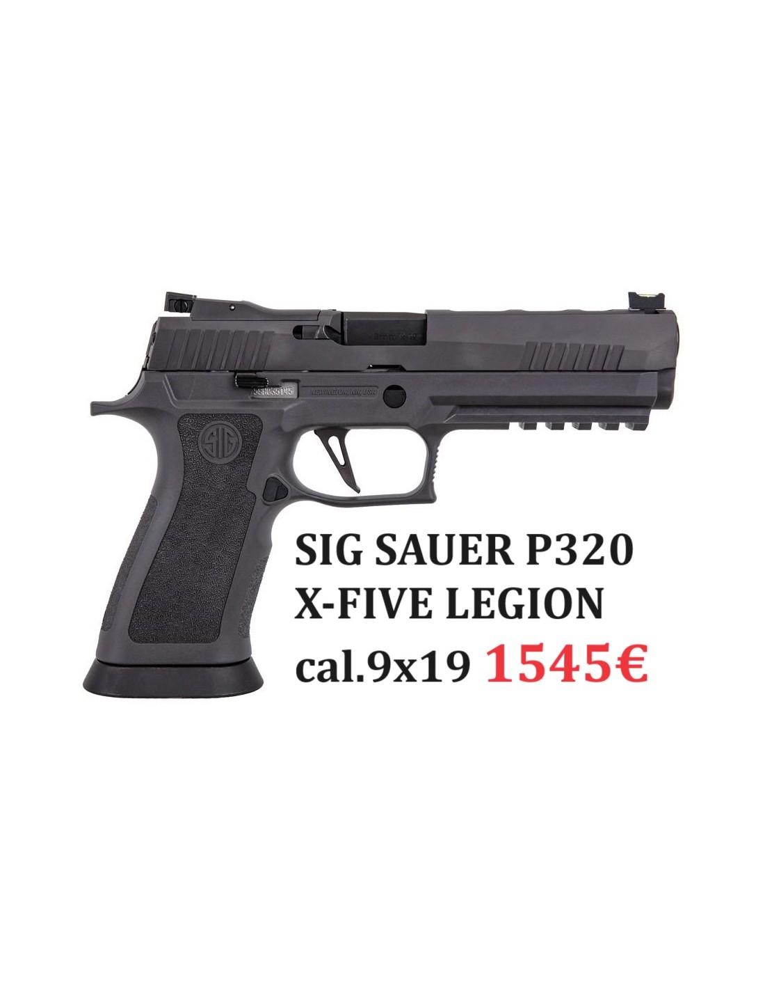SIG SAUER P320 X-FIVE LEGION cal.9x19 2024