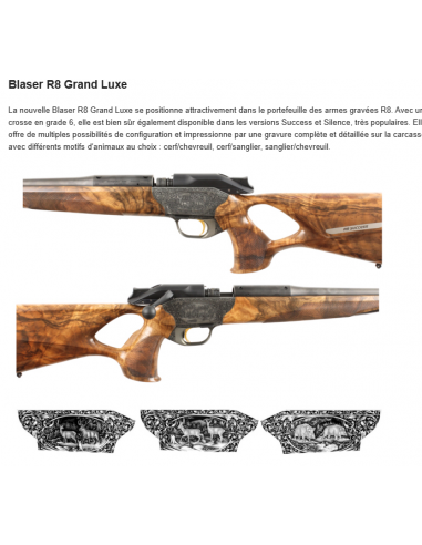BLASER R8 GRAND LUXE GRADE 6 CALIBRE AU CHOIX 2025
